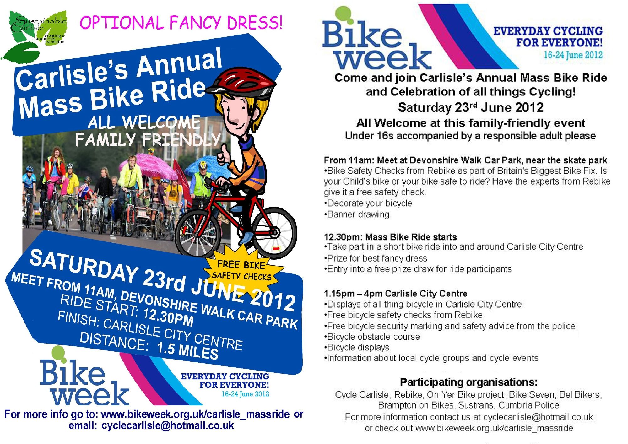 Carlisle’s Annual Mass Bike Ride and Cycle Event 2012 – Stanwix ...